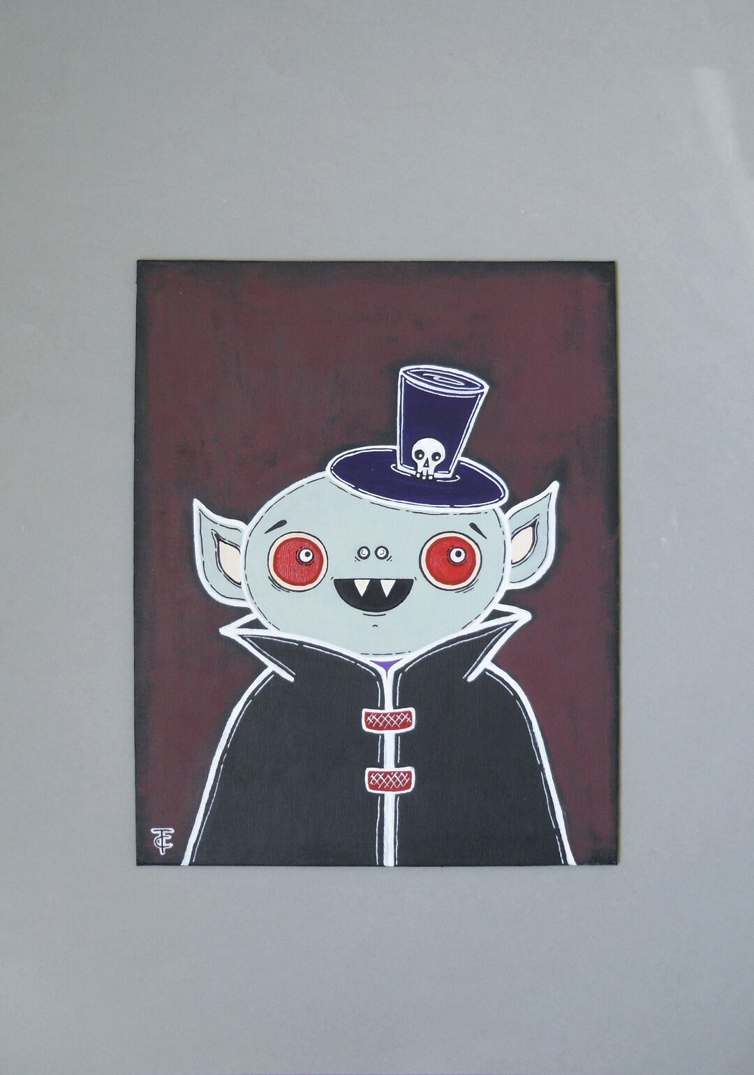Vampire Drawing, Vampire Painting, Vampire Portrait, Halloween Vampire ...