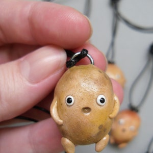 Kawaii Potato Pendant, Cute Little Potato Pendant, Kawaii Jewelry, Clay ...
