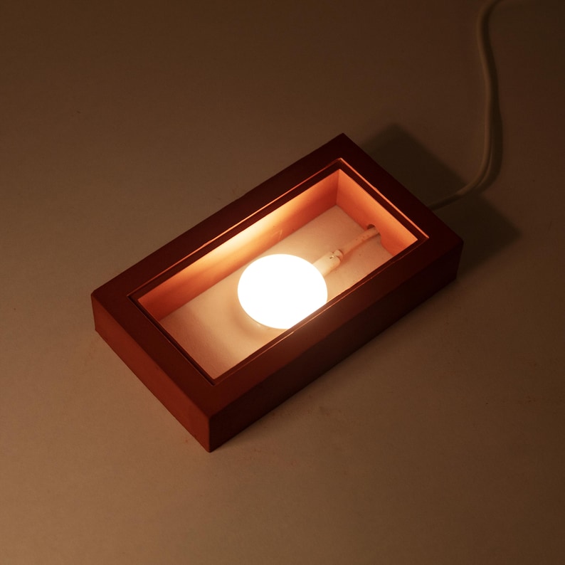 Architectural Model With Concrete Base | Abstract Illuminated Sculpture ...