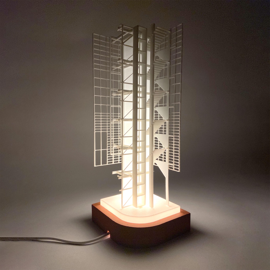 Abstract Architectural Model | 3D Printed Sculpture With Concrete Base ...