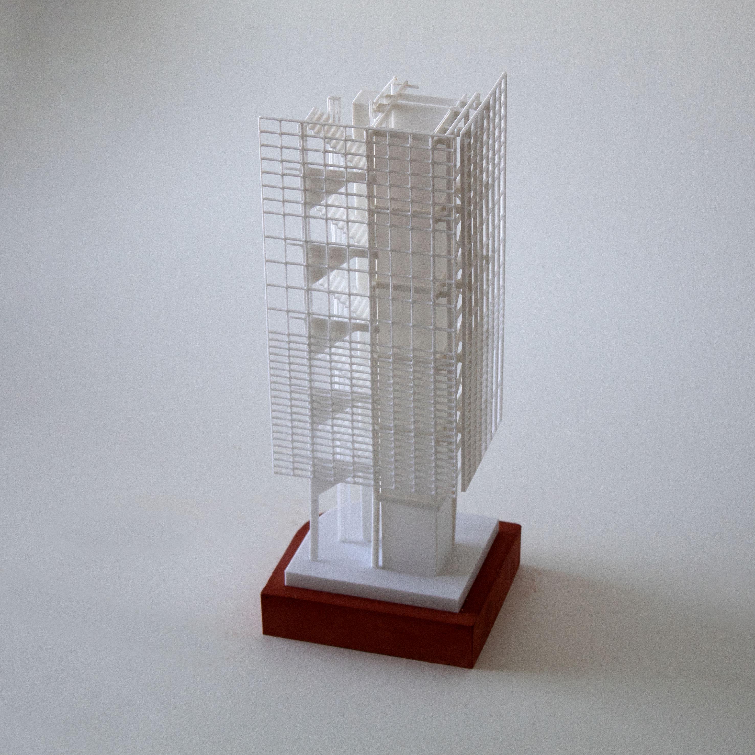 Abstract Architectural Model | 3D Printed Sculpture With Concrete Base ...