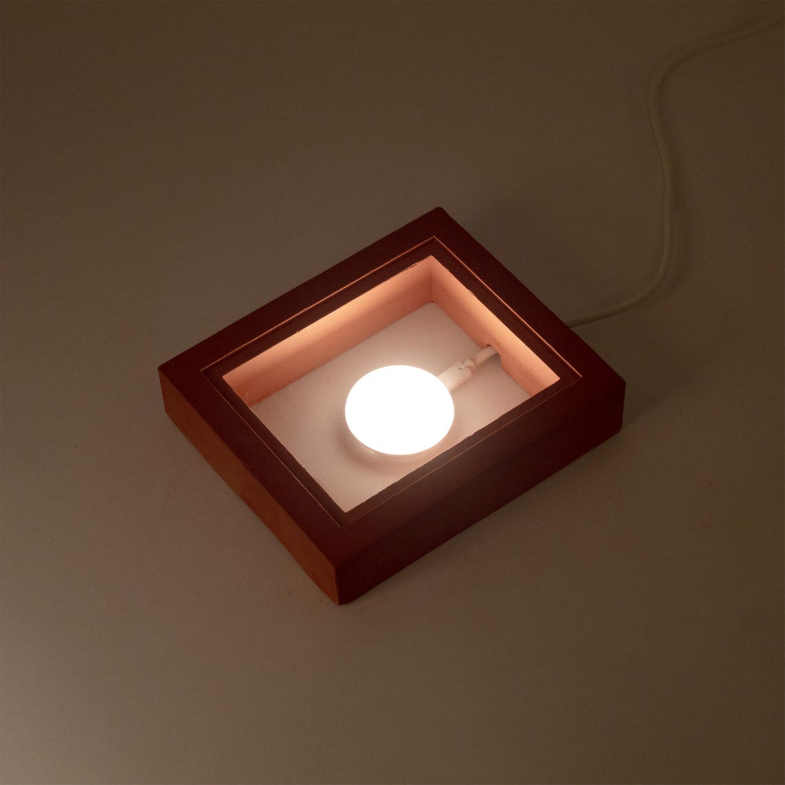 Architectural Model With Concrete Base | Abstract Illuminated Sculpture ...