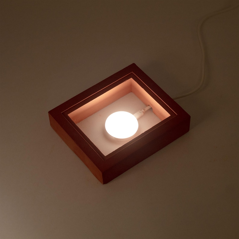 Architectural Model With Concrete Base | Abstract Illuminated Sculpture ...