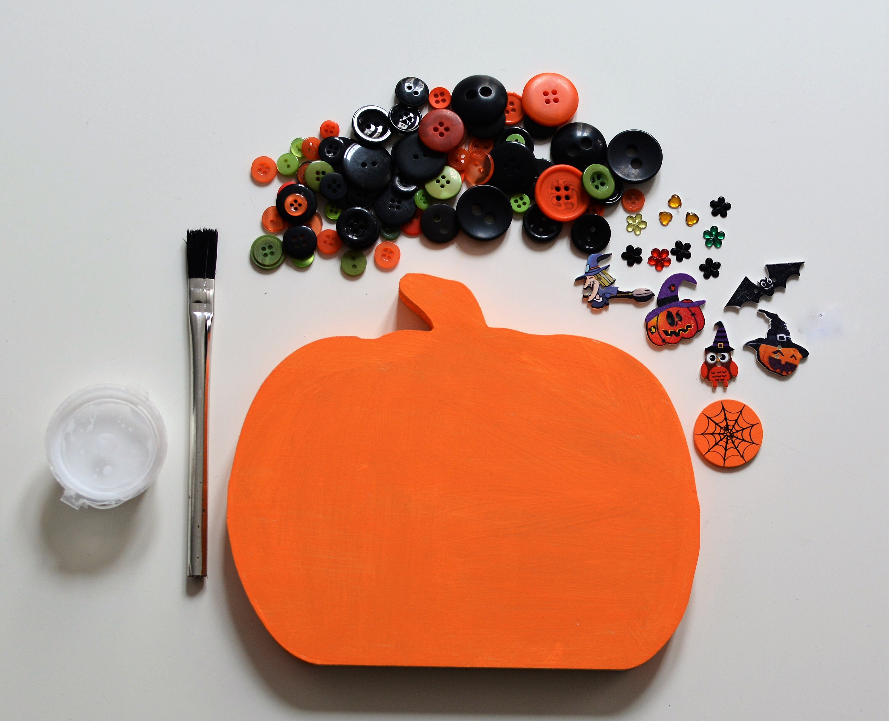Halloween DIY Kids Children's Free Standing Pumpkin Button - Etsy