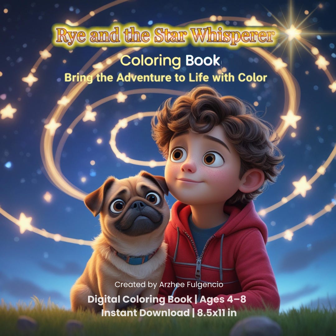 Rye and the Star Whisperer Coloring Book | 4-in-1 Magical Adventure ...