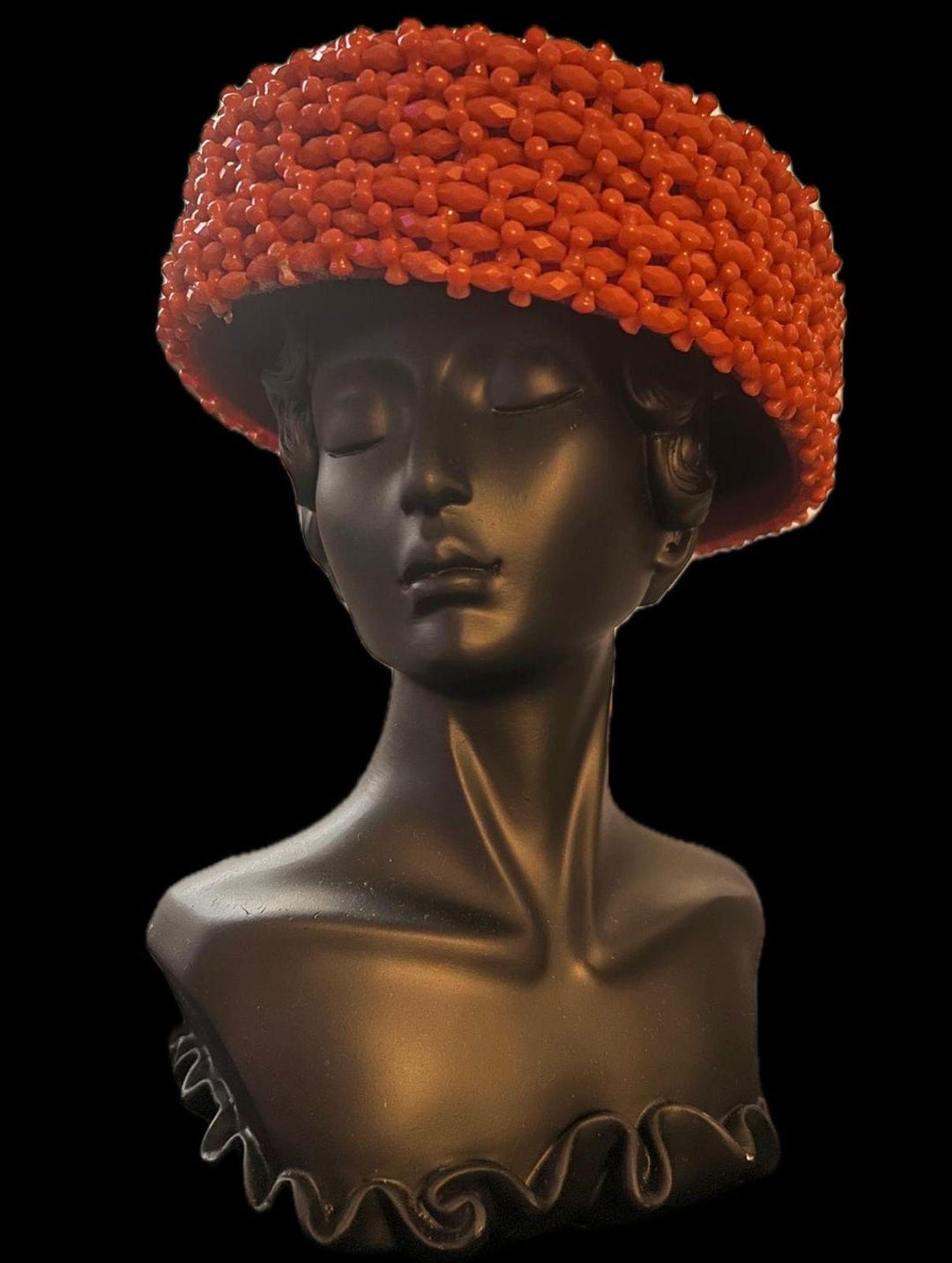 Luxury African Coral Beaded Crown – Nigerian Royal Wedding Headpiece ...