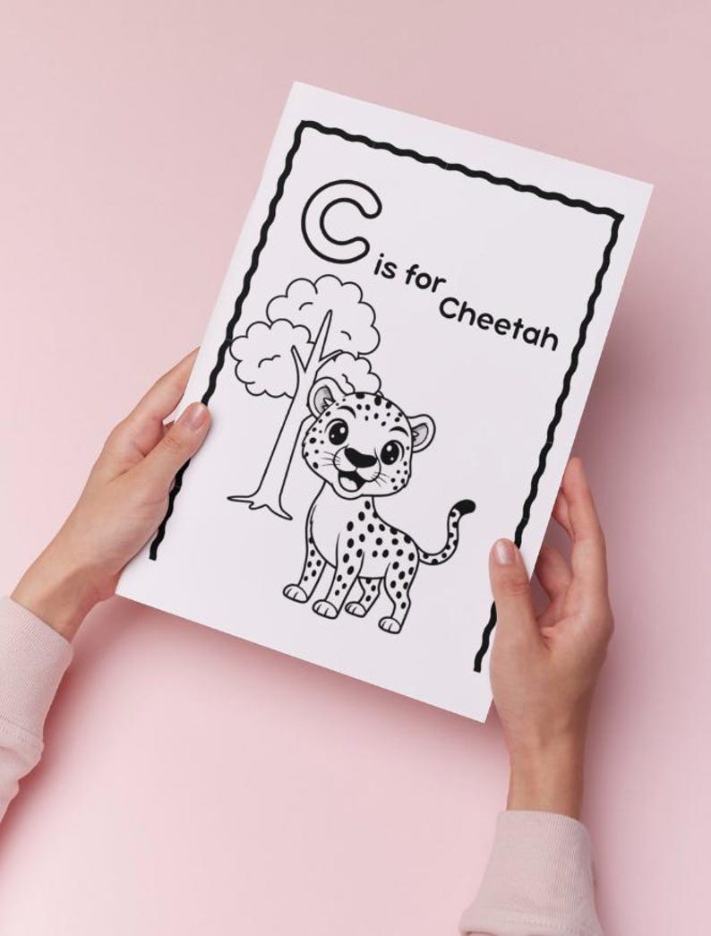 Alphabet Coloring Pages | Safari | A–Z Jungle Animals Coloring Sheets ...