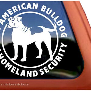 My American Bulldog is Homeland Security | DC299HS | High Quality ...
