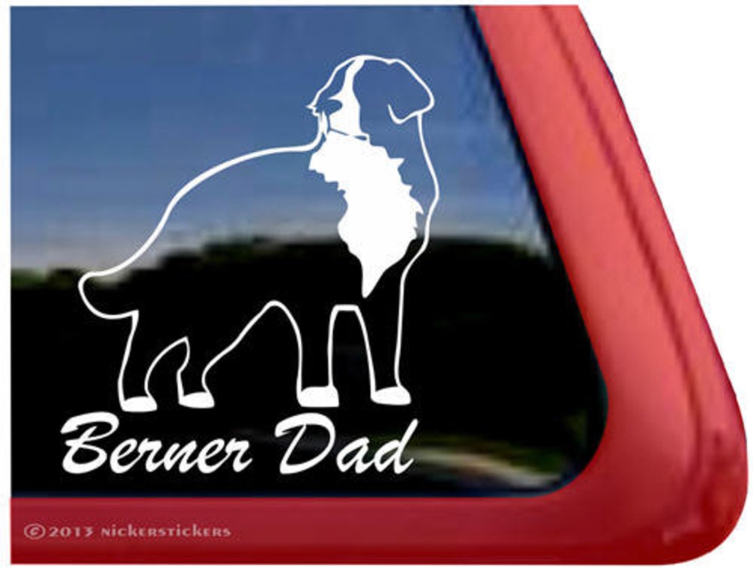 Berner Dad | DC315DAD | High Quality Adhesive Vinyl Bernese Mountain ...