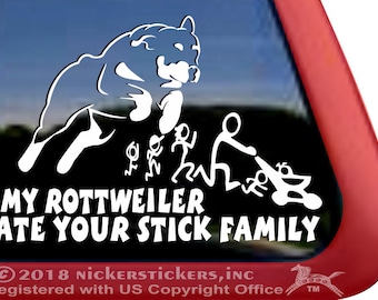 Stick Family Vinyl Decal, Stick Family Car Decal, Stick Family Decal ...