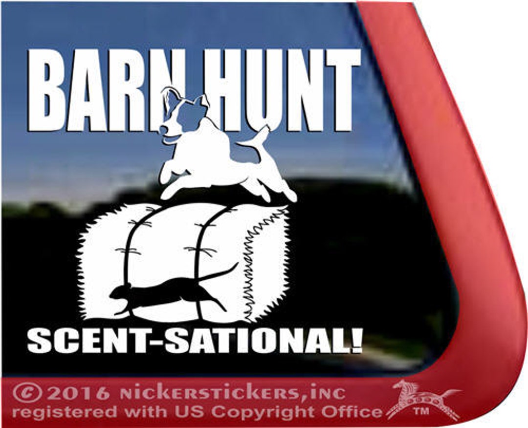 Barn Hunt Scent-sational | DC176SCT | High Quality Adhesive Vinyl Jack ...