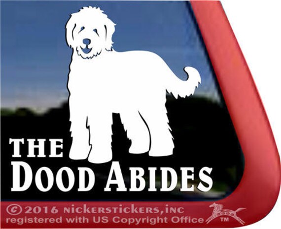 DC724OB High Quality Adhesive Vinyl Window Decal Sticker Big Dog On ...