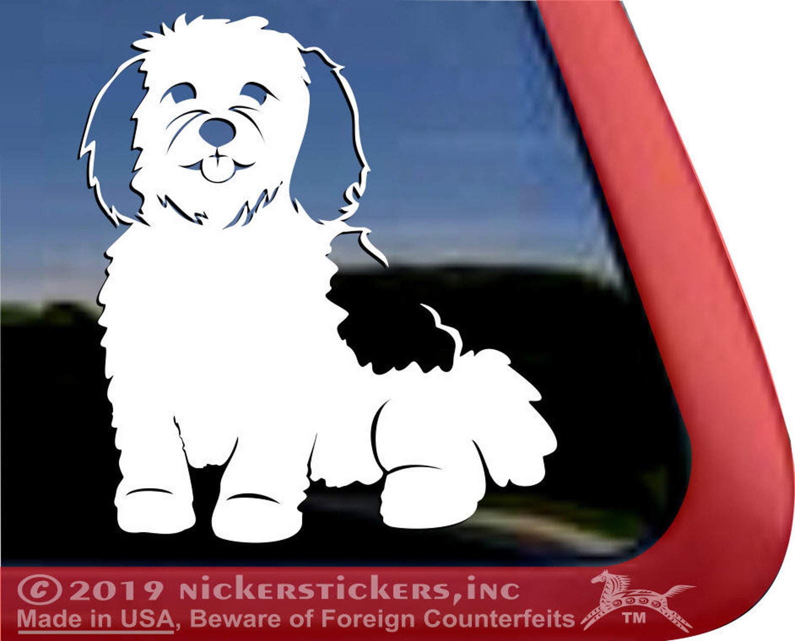Custom Havanese Decal | DC301PL | High Quality Adhesive Vinyl Window ...