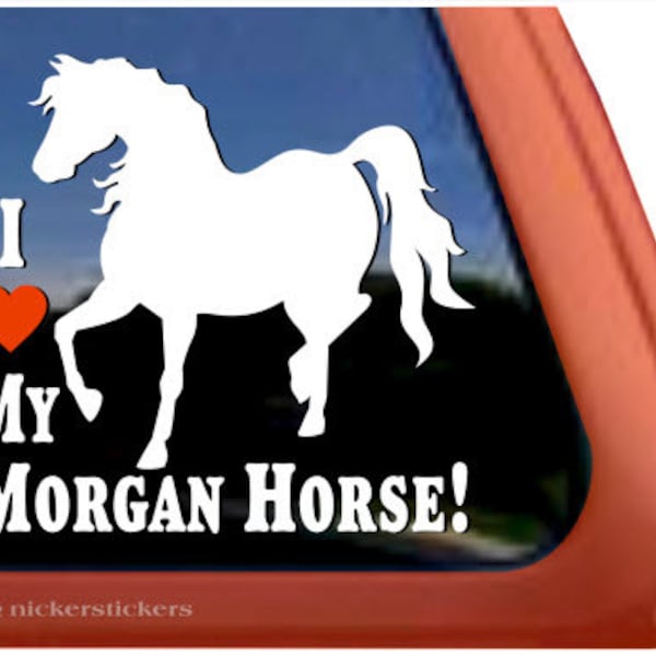 Morgan Horse Decal - Etsy