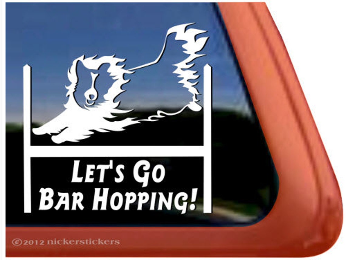 Lets Go Bar Hopping DC473BAR High Quality Adhesive Vinyl - Etsy