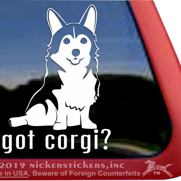 Corgi Decal - Etsy
