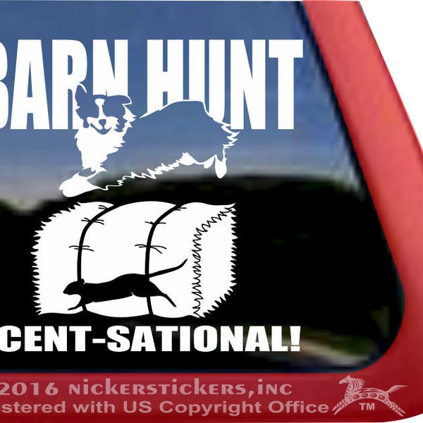 Barn Hunt Decal - Etsy