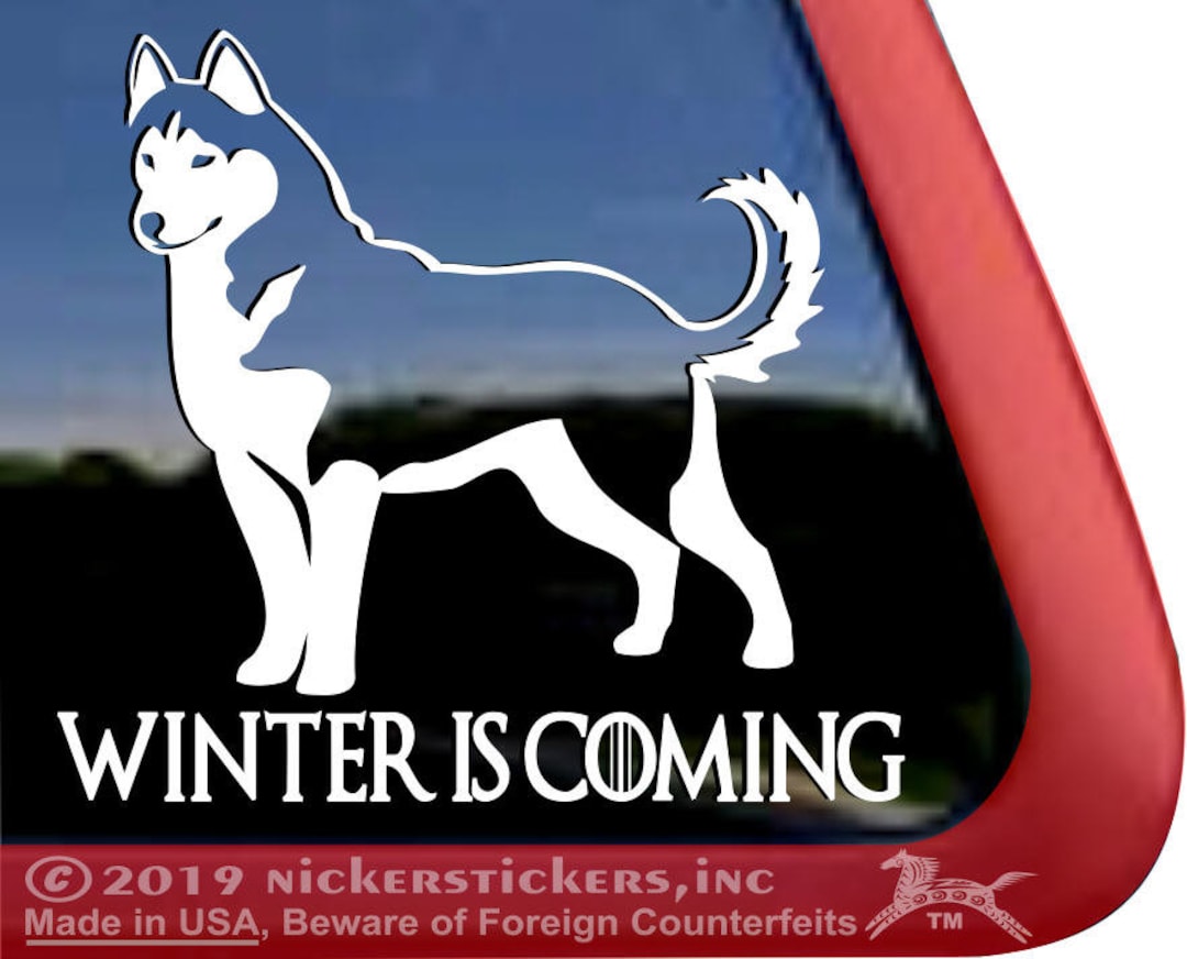 Winter is Coming | DC386SP3 | High Quality Adhesive Vinyl Window Decal ...