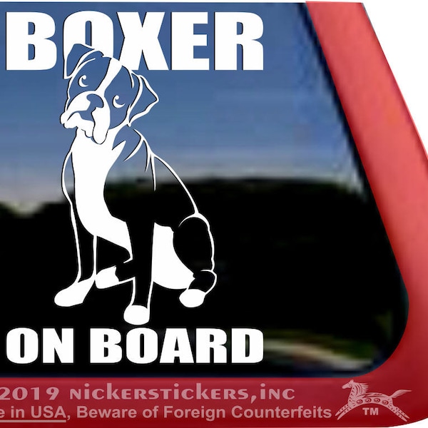 Boxer Sticker - Etsy