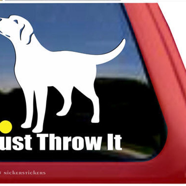 Chocolate Lab Decal - Etsy