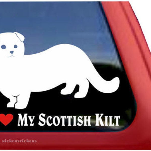 Scottish Kilt Decal - Etsy