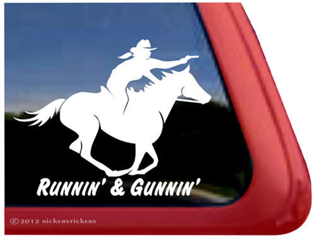 Runnin' & Gunnin' DC554SP1 High Quality Adhesive Vinyl Mounted Shooting ...