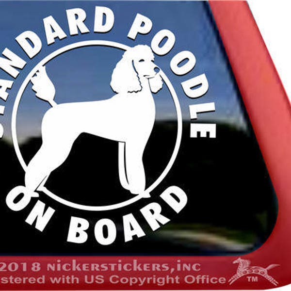 Poodle Sticker - Etsy