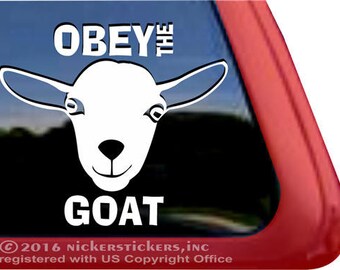 Goats Check I053 8 Sticker Decal Meat Goat Boer Nubian Kiko Goat Cage ...