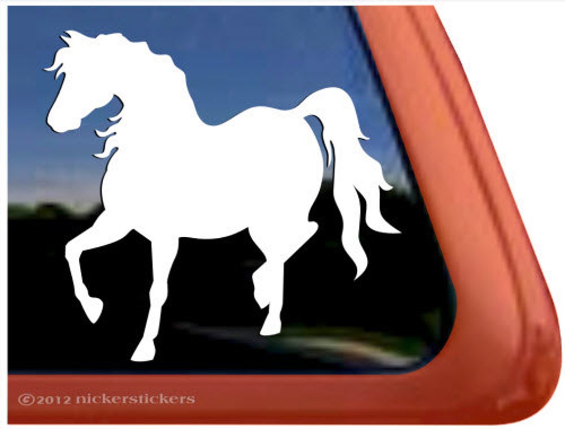 Trotting Morgan Horse Decal DC443PL High Quality Adhesive - Etsy