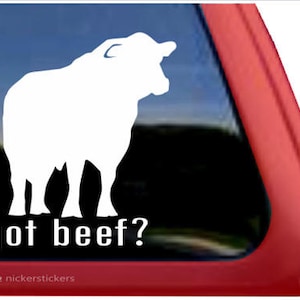 Got Beef? | DC768GOT | High Quality Adhesive Vinyl Black Angus Bull ...
