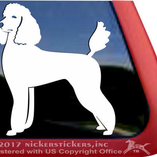 Poodle Decal - Etsy