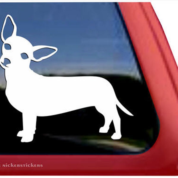 Chiweenie Decal - Etsy