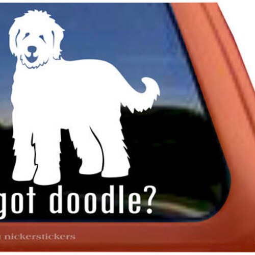 Goldendoodle Vinyl Sticker Golden Doodle Vinyl Decal Laptop - Etsy