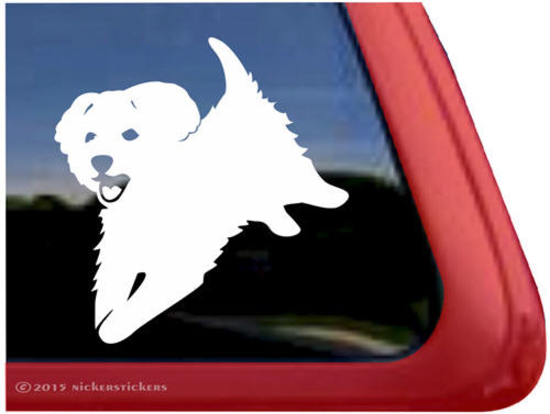 Cute Maltipoo Decal | DC211PL | High Quality Adhesive Vinyl Window ...
