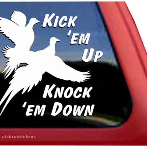 Pheasant Window Decal - Etsy