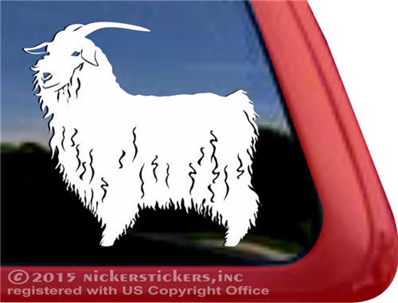 Angora Goat Decal DC102PL-L High Quality Adhesive Vinyl - Etsy