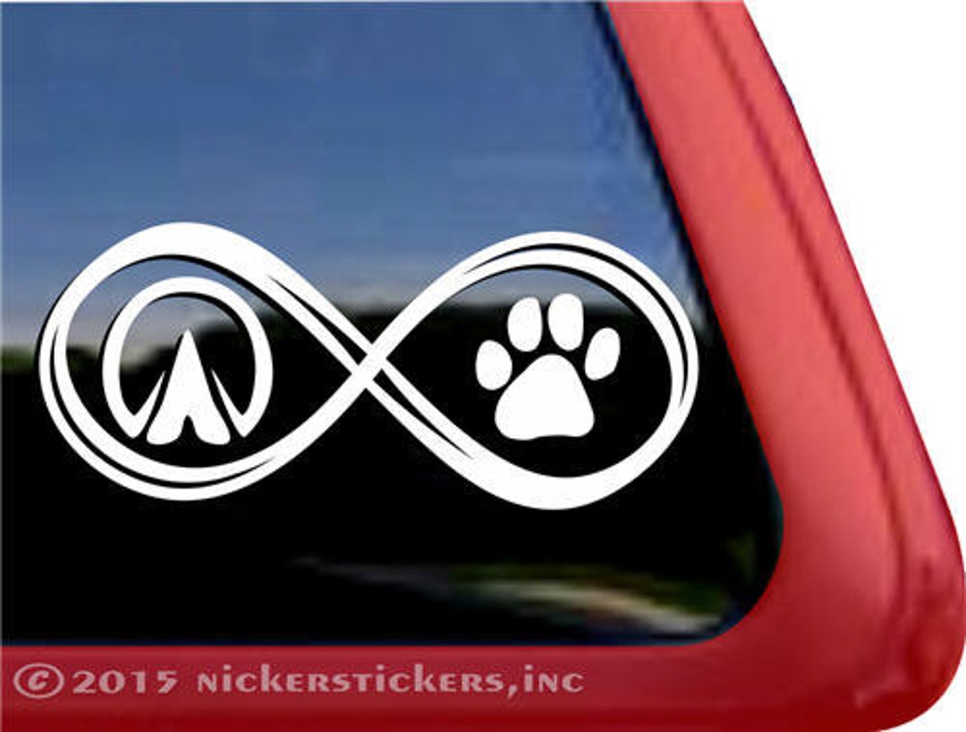 Hoof Paw Infinity Decal | DC113PL | High Quality Adhesive Horse Hoof ...