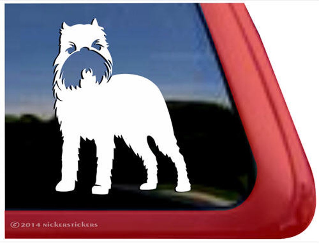 Brussels Griffon Decal | DC730PL | High Quality Adhesive Vinyl Window ...