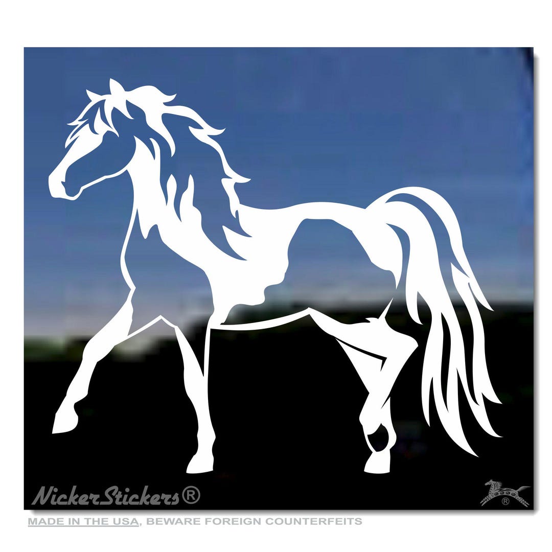 Custom Pinto Miniature Horse Decal | Add Text, Choose Size & Color ...
