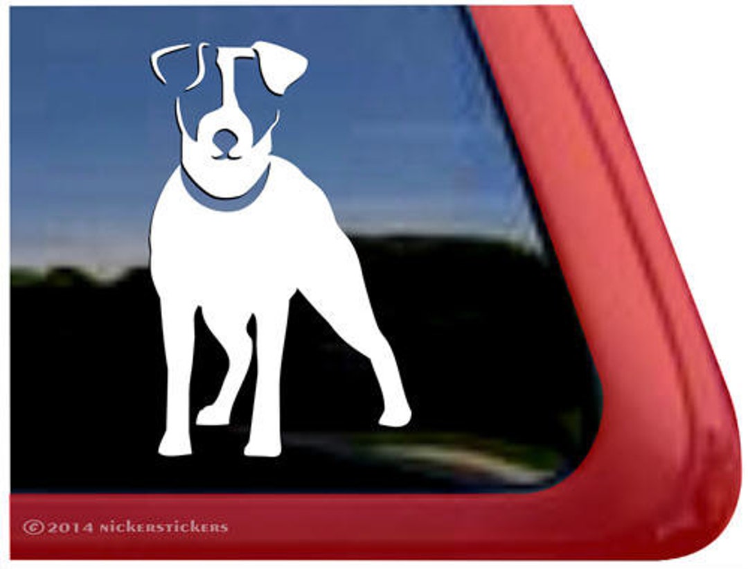 Cute Jack Russell Terrier Decal | DC358PL | High Quality Adhesive Vinyl ...