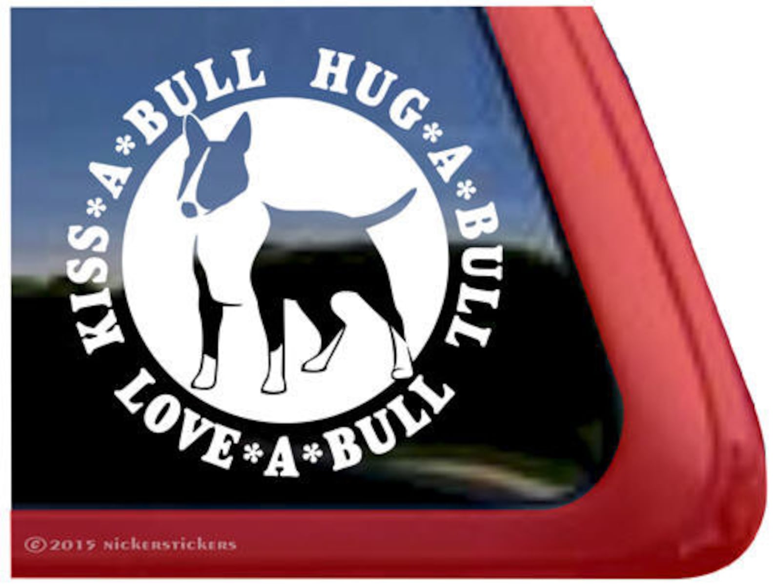 Kiss A Bull Hug A Bull Love A Bull / DC811SP1 / Pegatina de | Etsy España