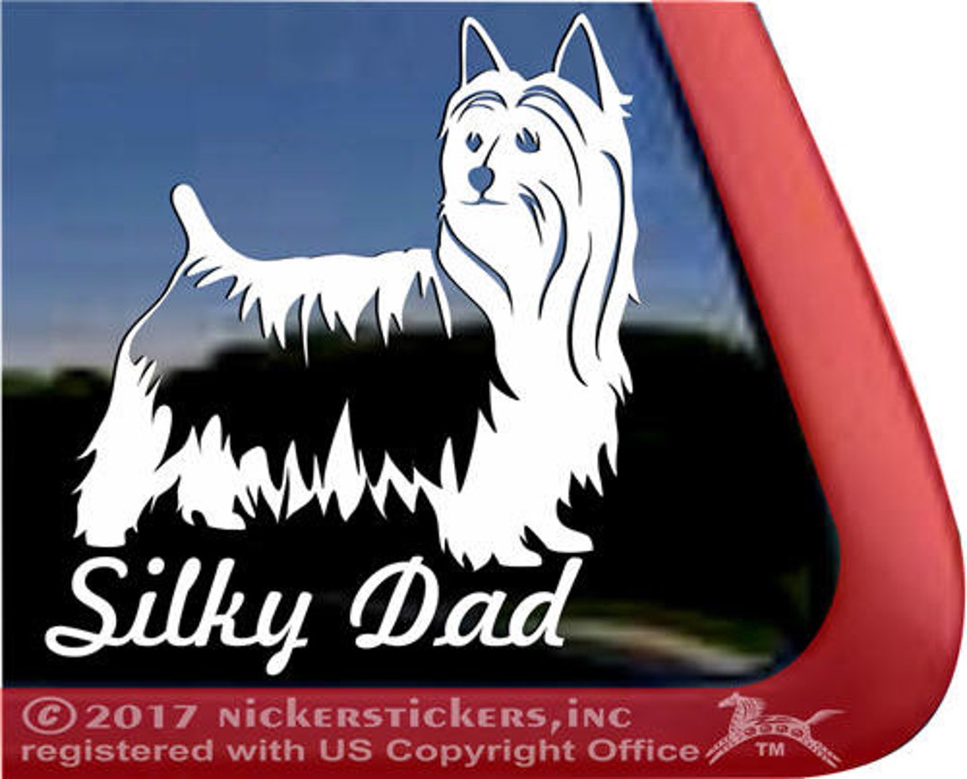 Silky Dad | DC882DAD | High Quality Adhesive Vinyl Window Decal Sticker ...