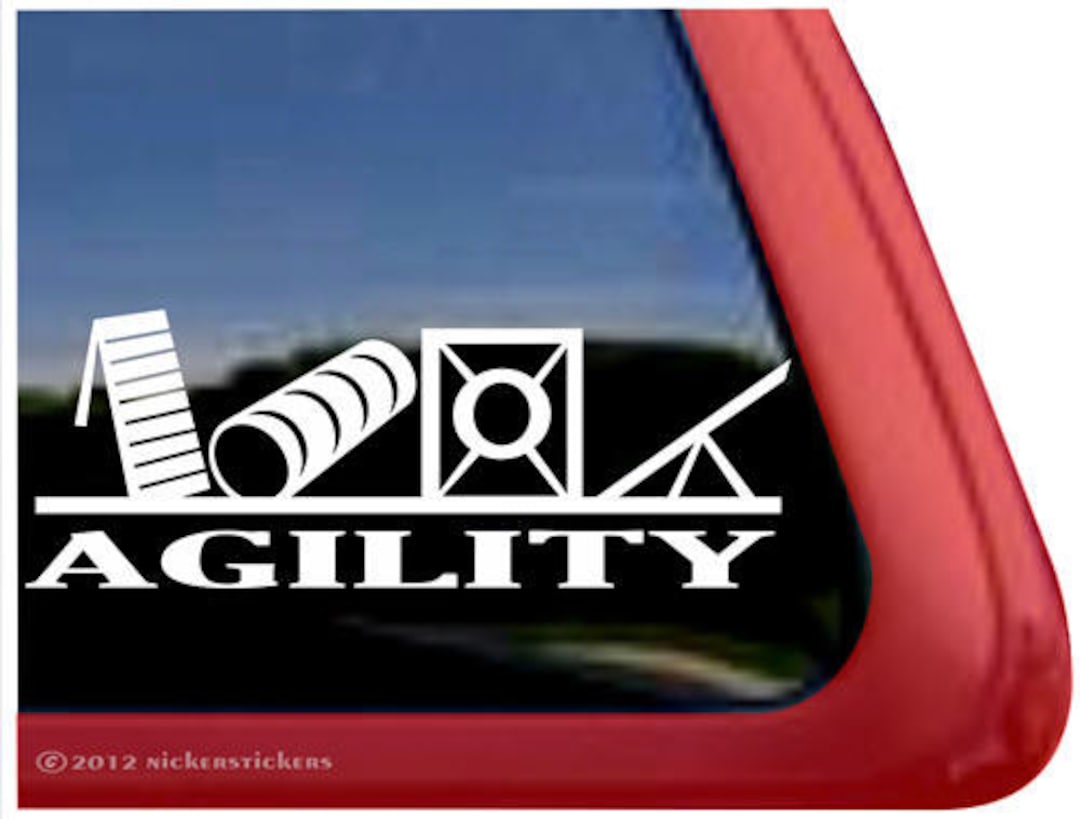 Agility | DC835 | High Quality Adhesive Vinyl Window Decal Sticker - 2. ...