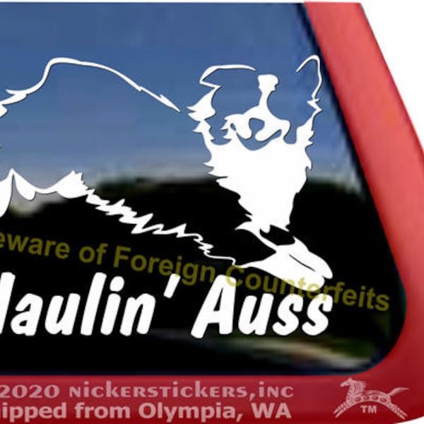 Australian Shepherd Window Decal - Etsy