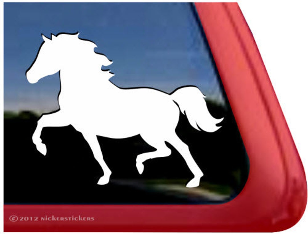 Trotting Pony Decal | DC915PL | High Quality Adhesive Vinyl Welsh Pony ...