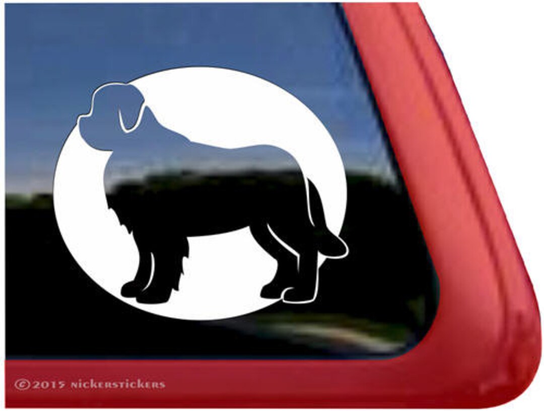 Cute Newfoundland Decal | DC563PL | High Quality Adhesive Vinyl Window ...
