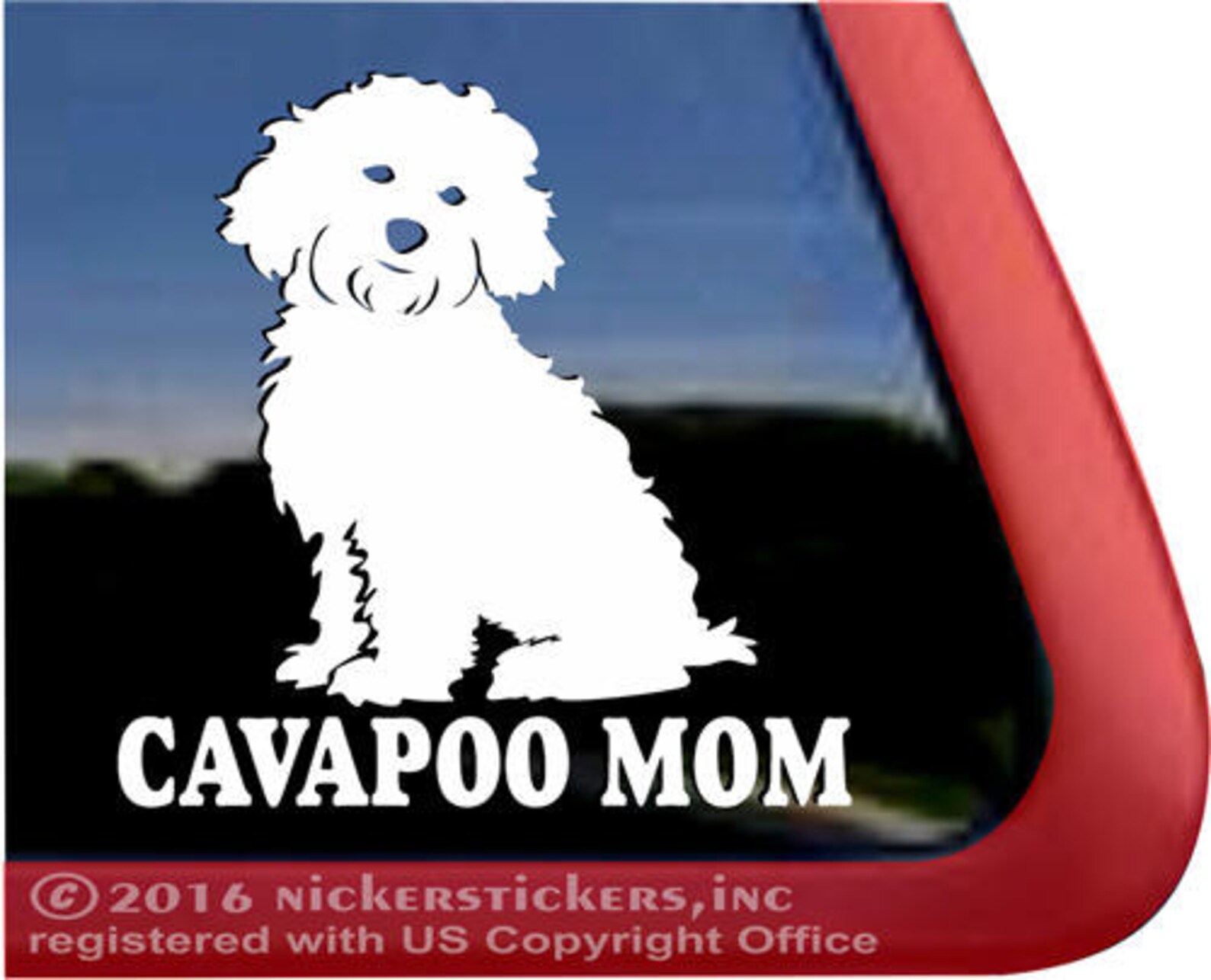 Cavapoo Mom DC1022MOM High Quality Adhesive Vinyl Cavalier - Etsy