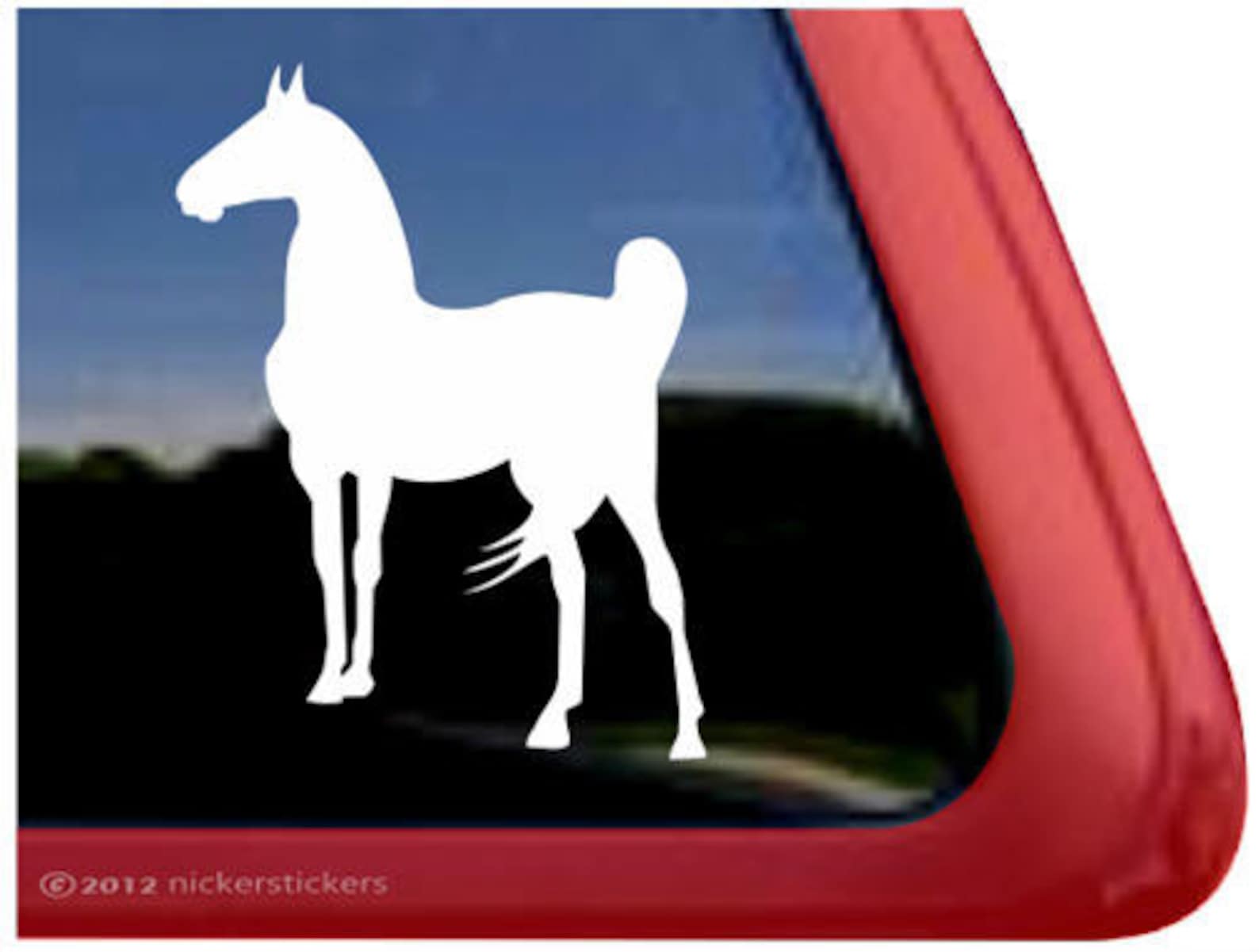 Saddlebred Stallion Decal DC459PL High Quality Adhesive - Etsy