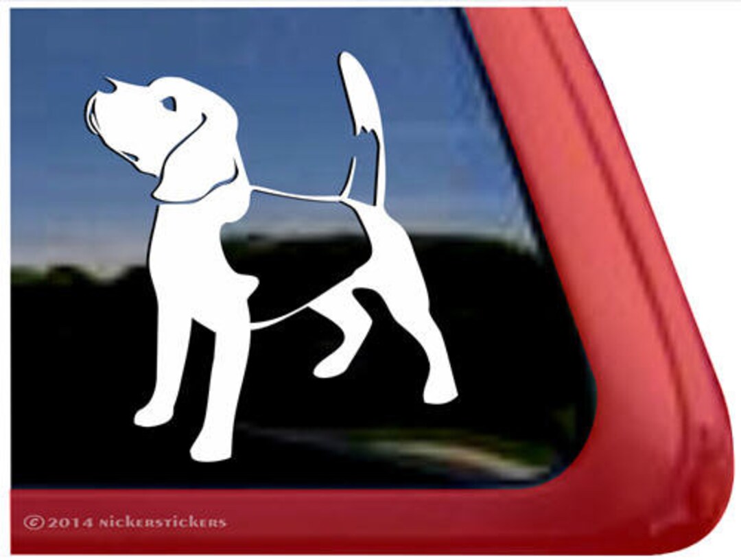 Beagle DC311PL High Quality Adhesive Vinyl Window Decal - Etsy
