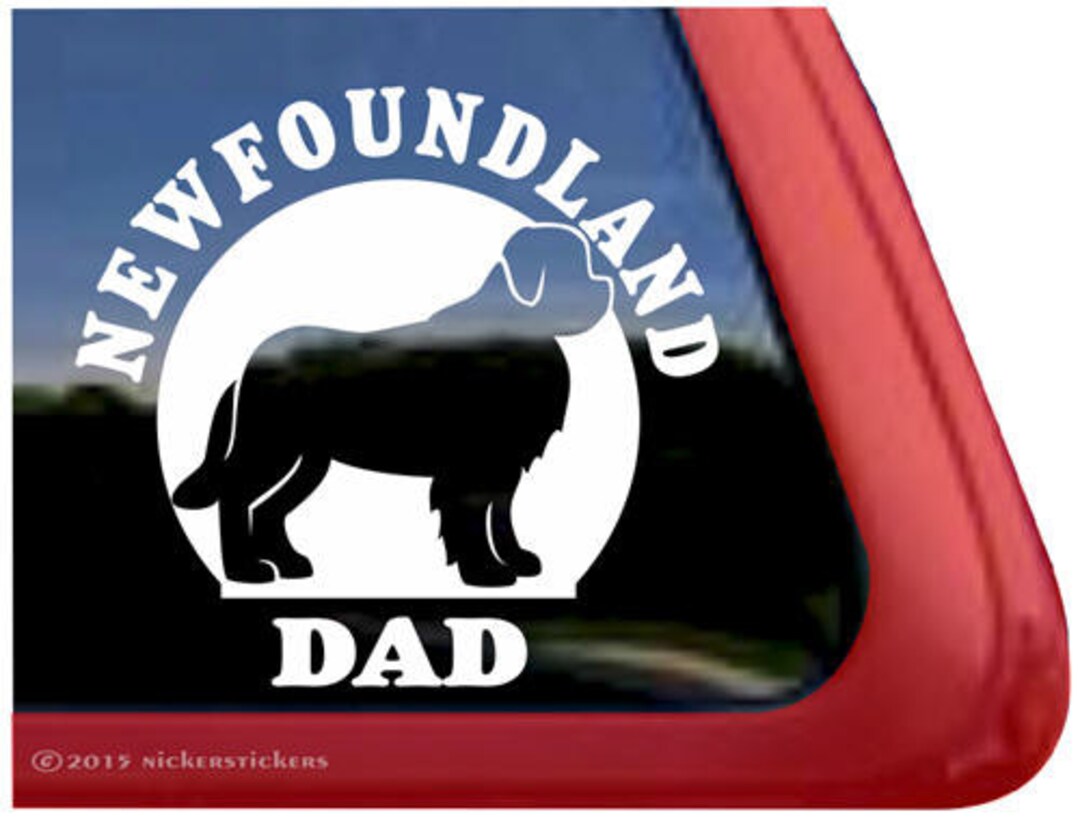 Newfoundland Dad | DC563DAD | High Quality Adhesive Vinyl Newfoundland ...